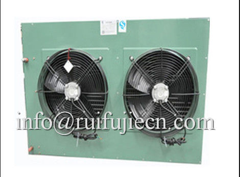 Black Or White Body Two Fans Condenser Unit For Air Conditioner , CC ...