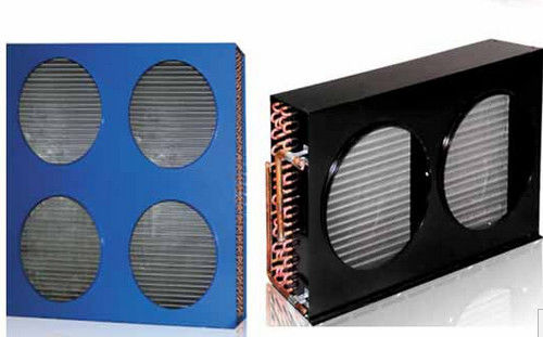 3HP 2 fans Air Cooled Condenser , freezer Refrigeration condenser FNF-7 ...