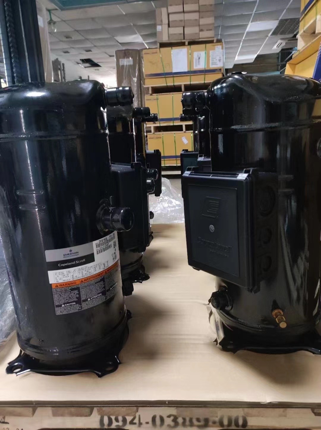 4.8HP 47500BTU Copeland Refrigeration Compressor ZP57KUE-TFM/TFD R410A ...