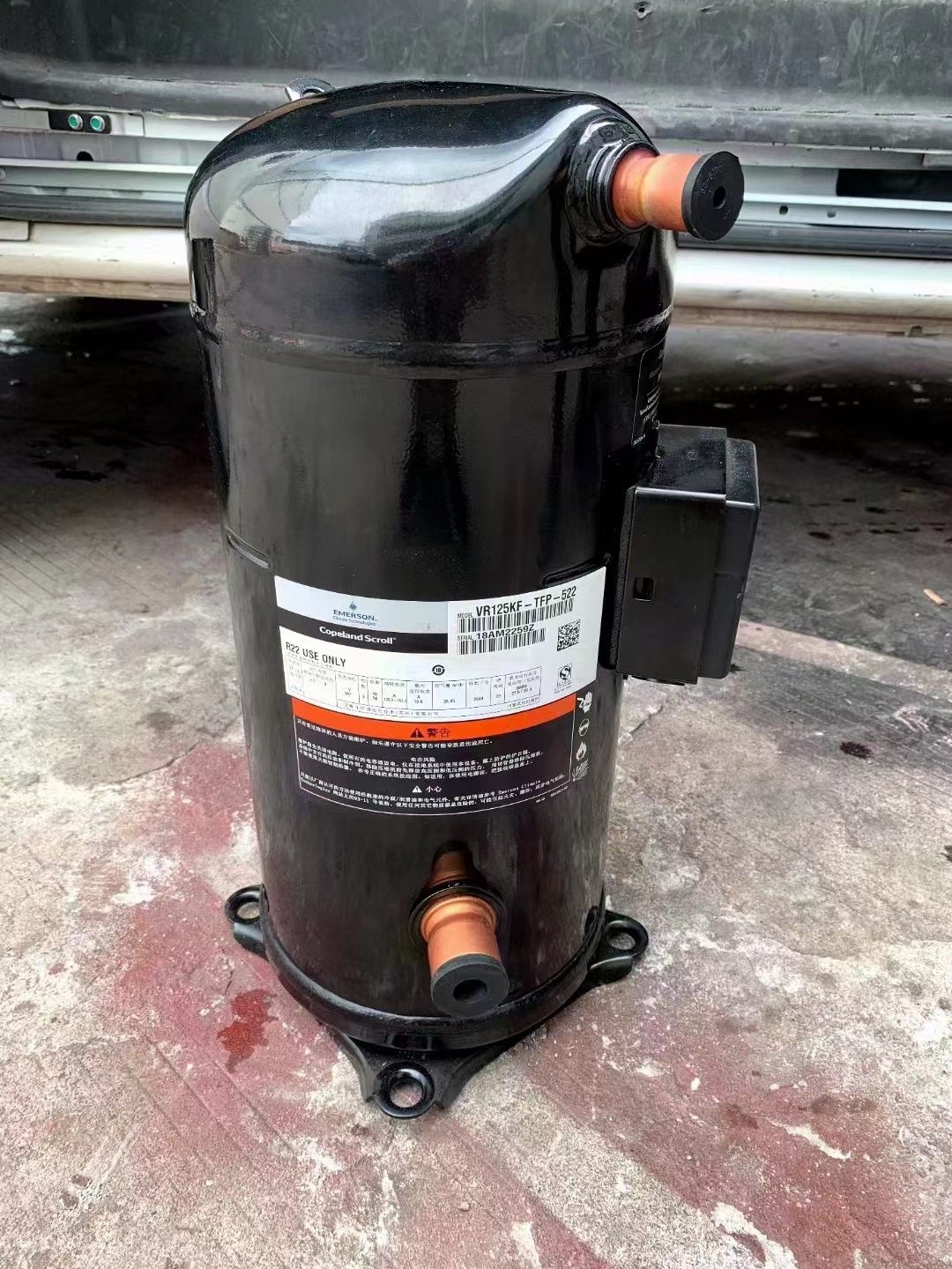 5.6HP 55000BTU ZP R410A Scroll Compressor Black Refrigeration ...
