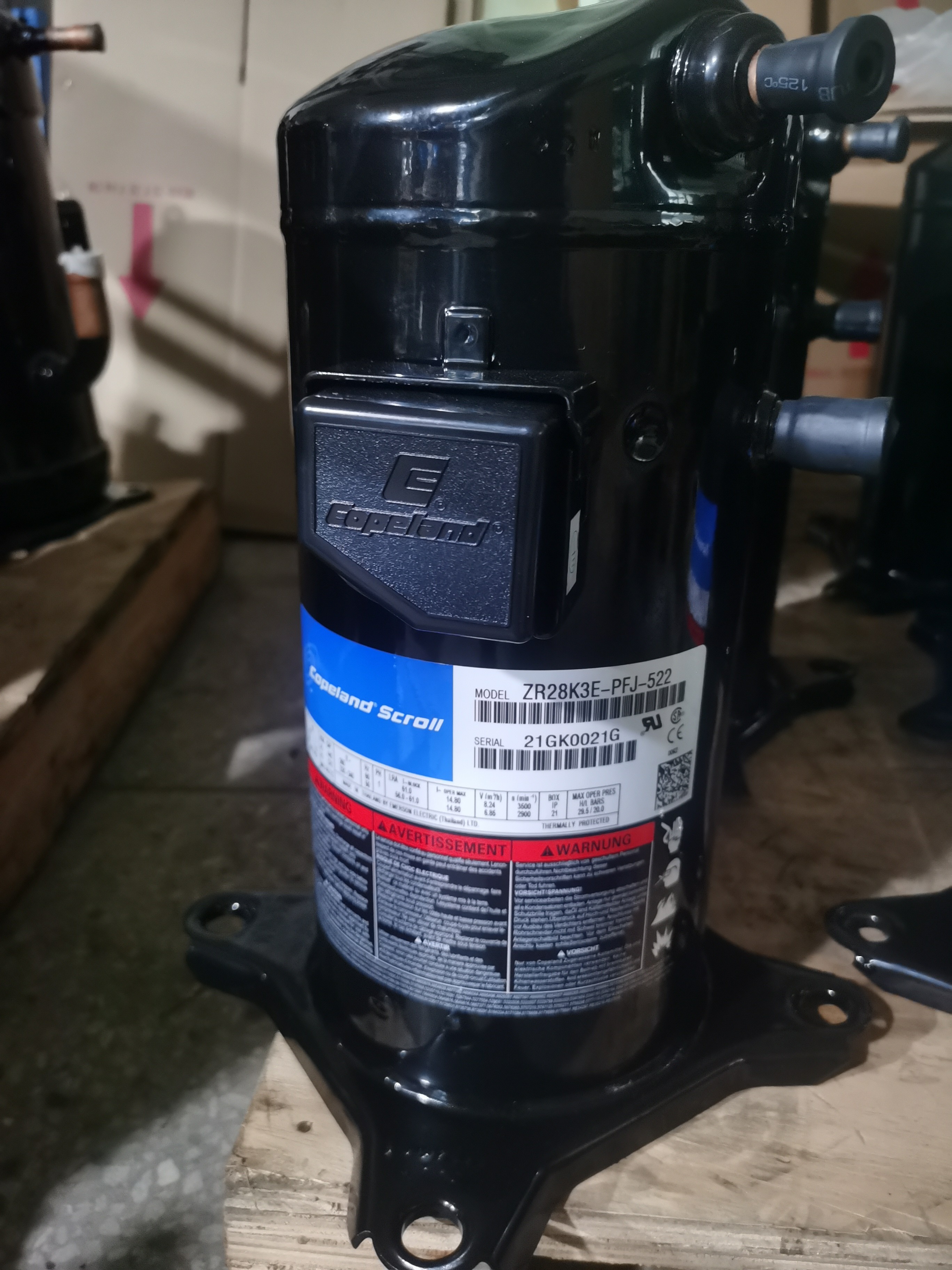 Cool Rooms Copeland R410a Scroll Compressor 12HP Refrigeration ...