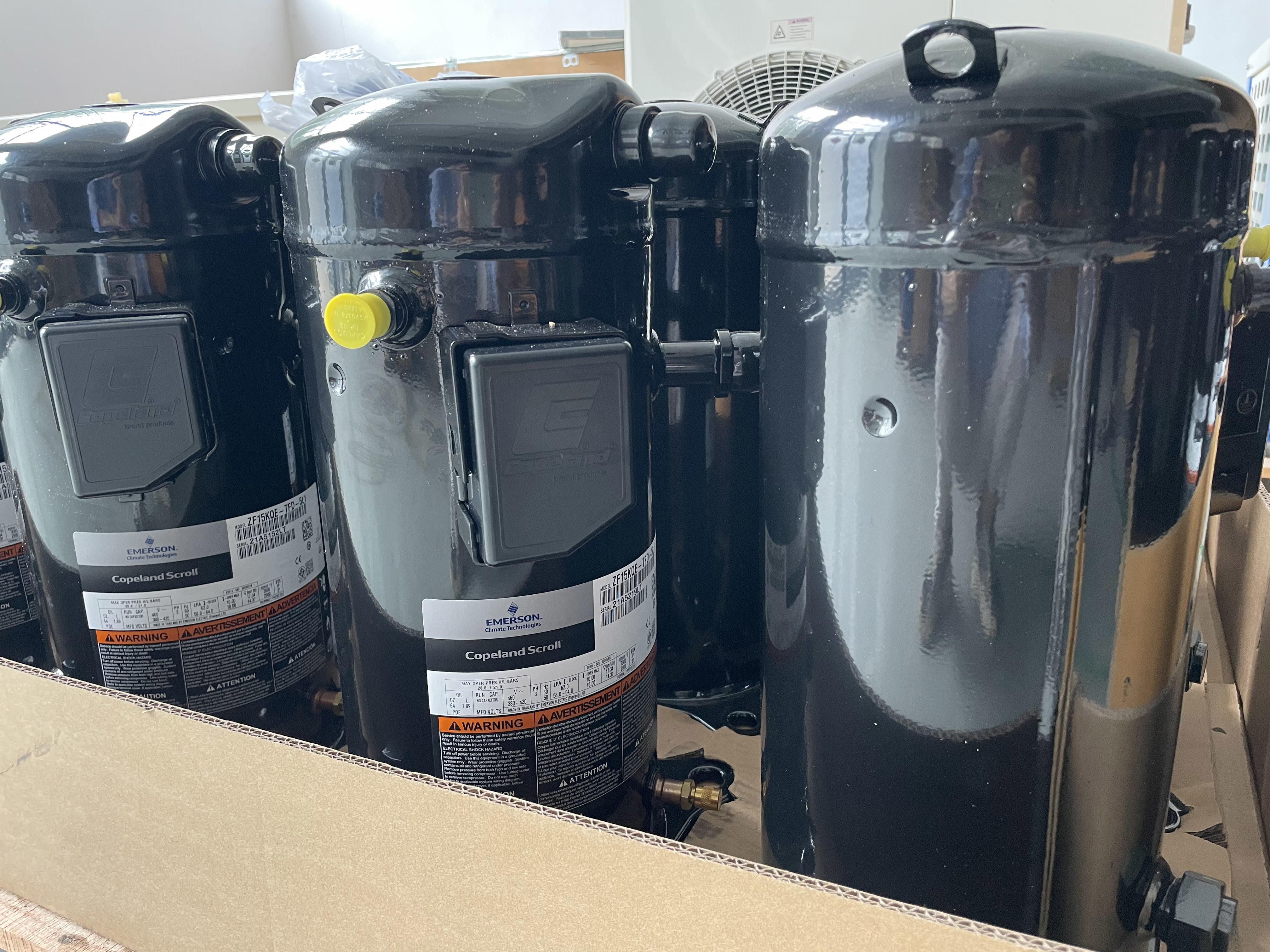 2.5HP Copeland Scroll Refrigeration Compressor ZB19KQE-PFJ-558 AC Unit ...