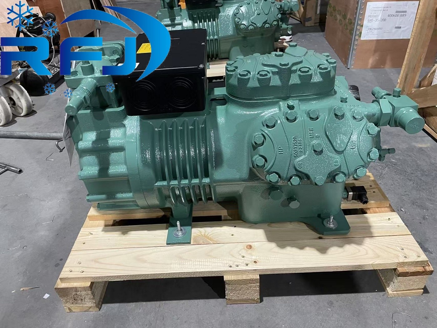 Bitzer 6HE-35Y-40P Semi Hermetic Refrigeration Compressor with R404A ...