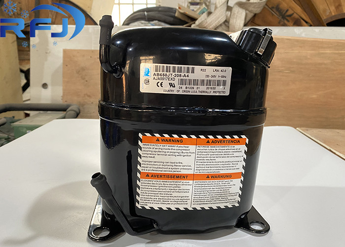 R22 AJA5517EXD Hermetic Piston Refrigeration Compressor 208-230V 60Hz ...
