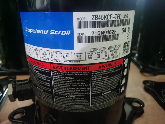 3 Phase Copeland Refrigeration Compressor 12HP 121000BTU ZP143KCE-TFD ...