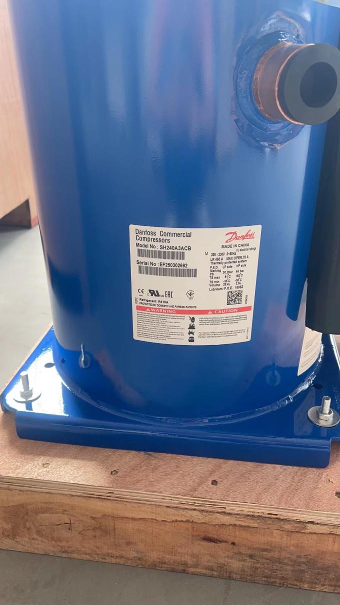 R22 / R407C Danfoss Air Conditioning Scroll Compressor 15HP 155300 BTU SM/SY185S4VC