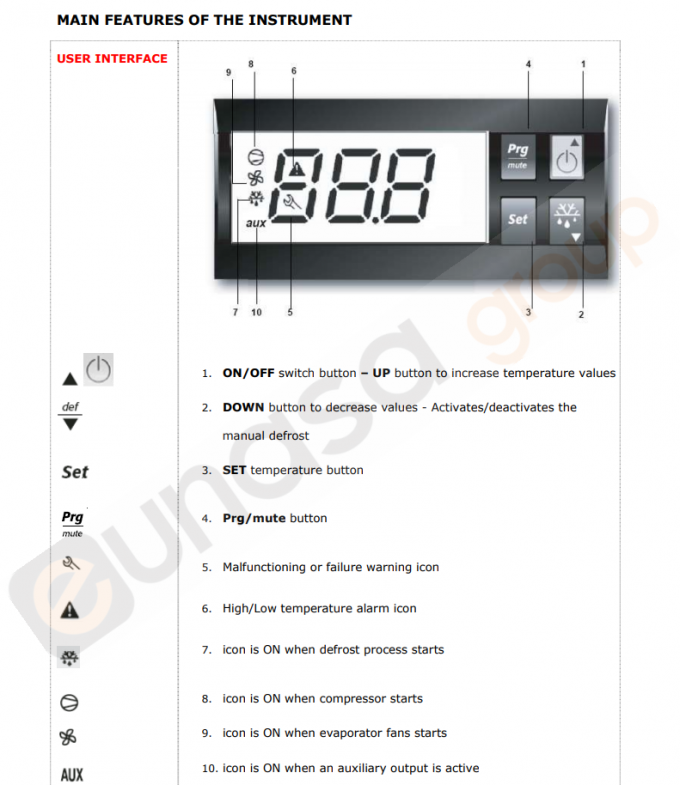 IR33 Series Screw Carel Temperature Controller IR33S0ER00