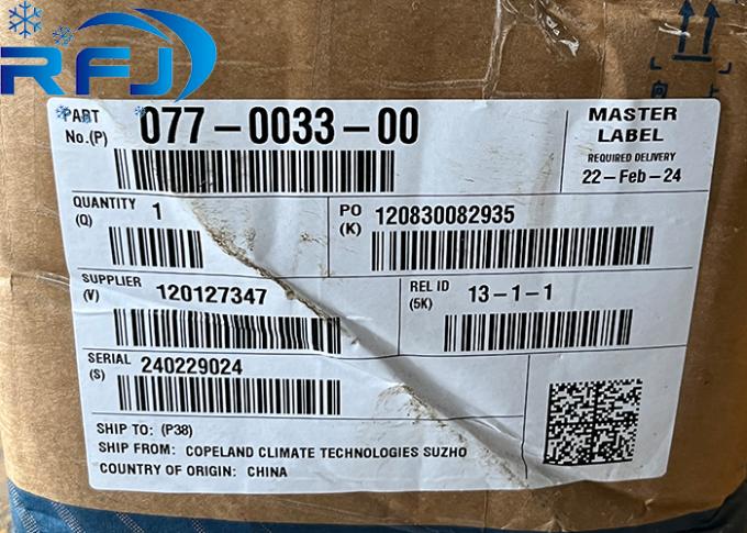 Emerson 077-0033-00 Liquid Receiver Tank For Copeland ZX ZXI Series